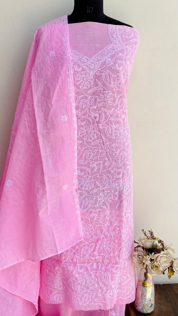 Cotton Dupatta Chikankari Suits – Chikirpolo